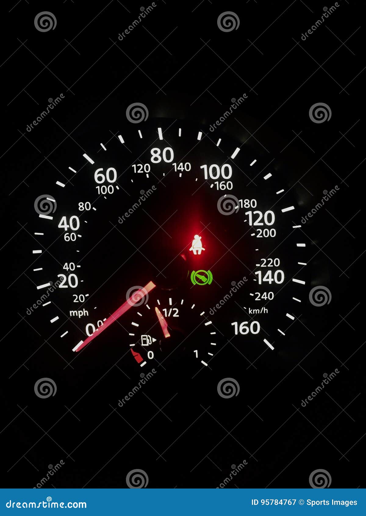 Speedometer stock image. Image of dashboard, circle, measure - 95784767