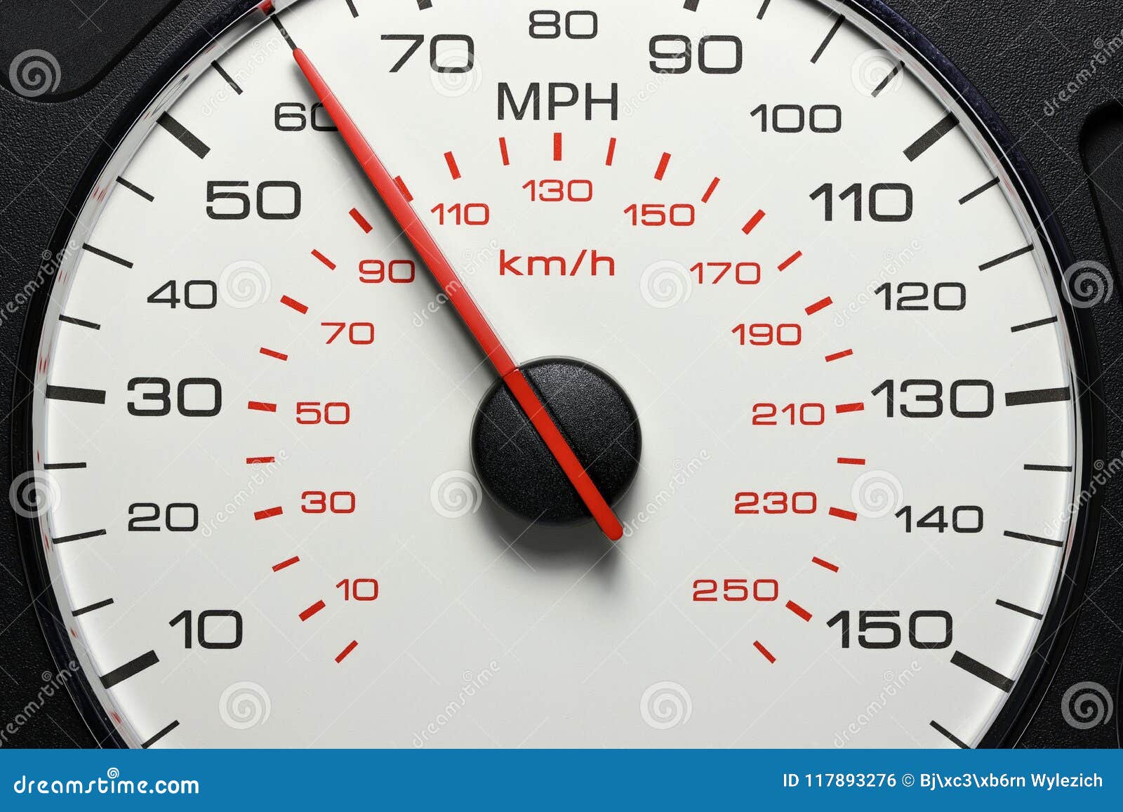 Speedometer at 60 MPH stock photo. Image of driver, gauge - 117893276