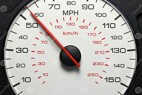 Speedometer at 55 MPH stock photo. Image of automobile - 117893284