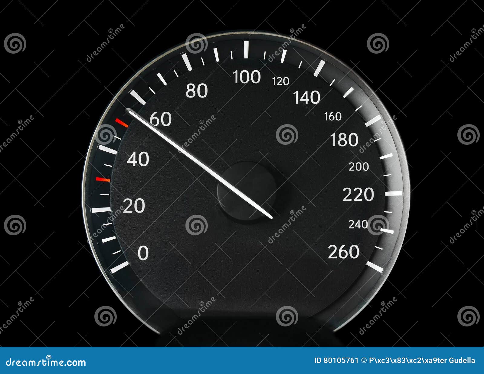 Speedometer of a car stock image. Image of dash, high - 80105761
