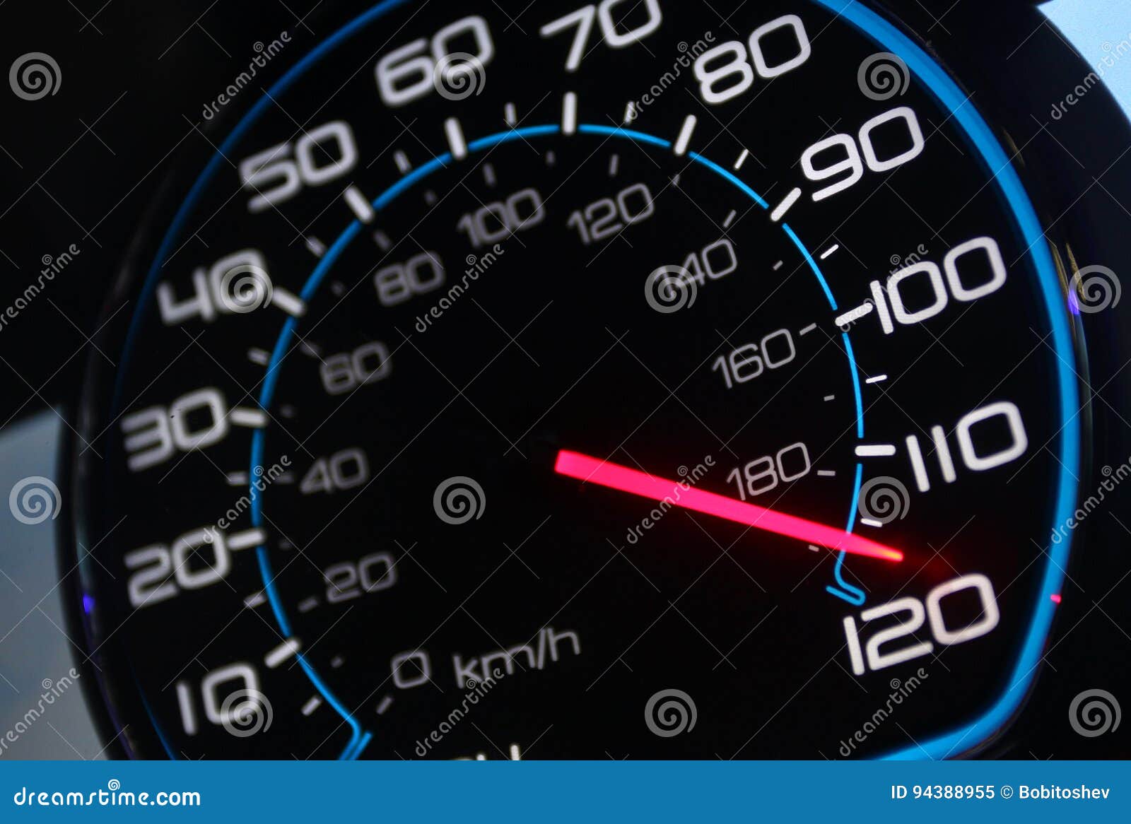 Speedometer stock image. Image of kilometer, meter, mileage - 94388955