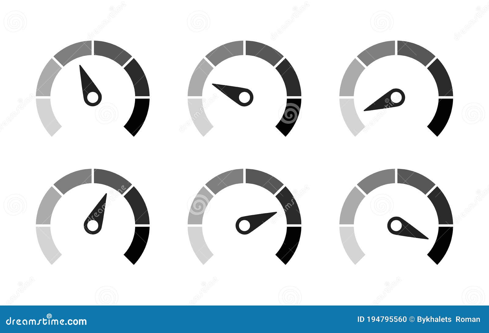 Credit Indicator, Score Icon Indicate Level Solvency Cartoon Vector | CartoonDealer.com #155050243