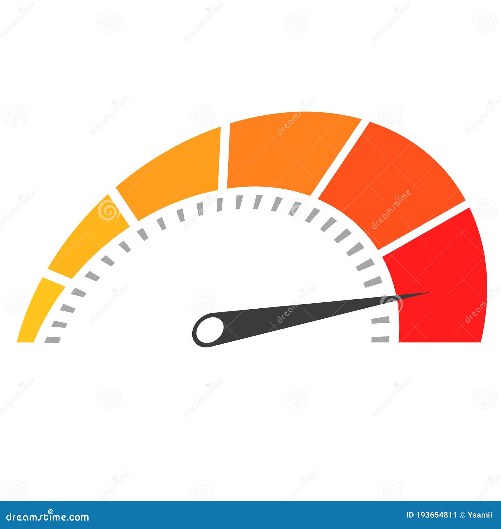 Speedometer Design on White Background Stock Vector - Illustration of ...
