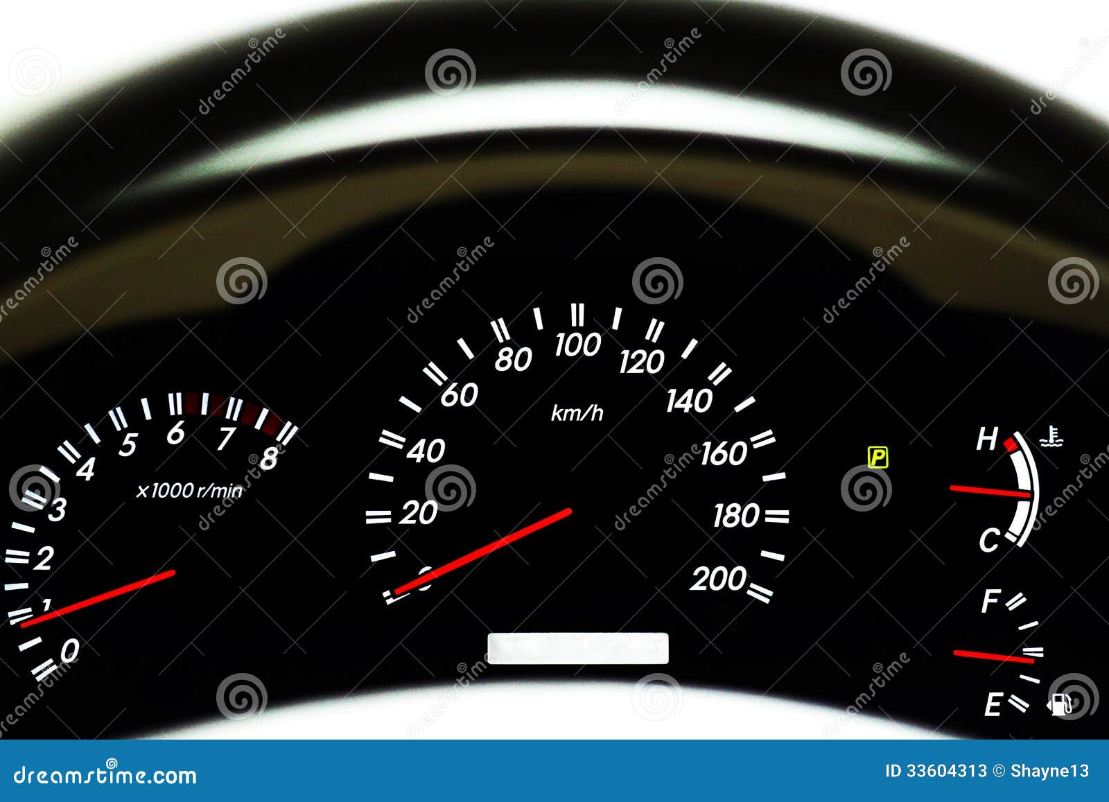 Speedometer stock image. Image of fuel, brake, speed - 33604313