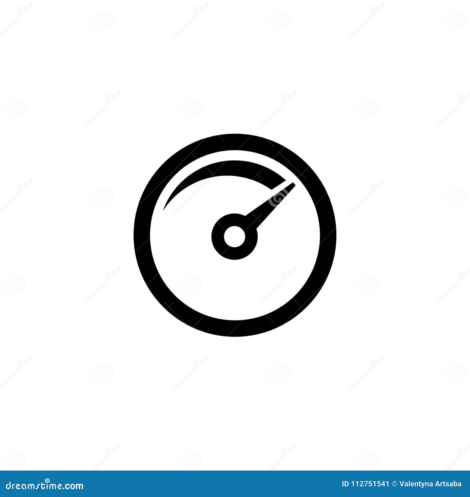 Speedometer Flat White Icons In Square Backgrounds Cartoon Vector ...