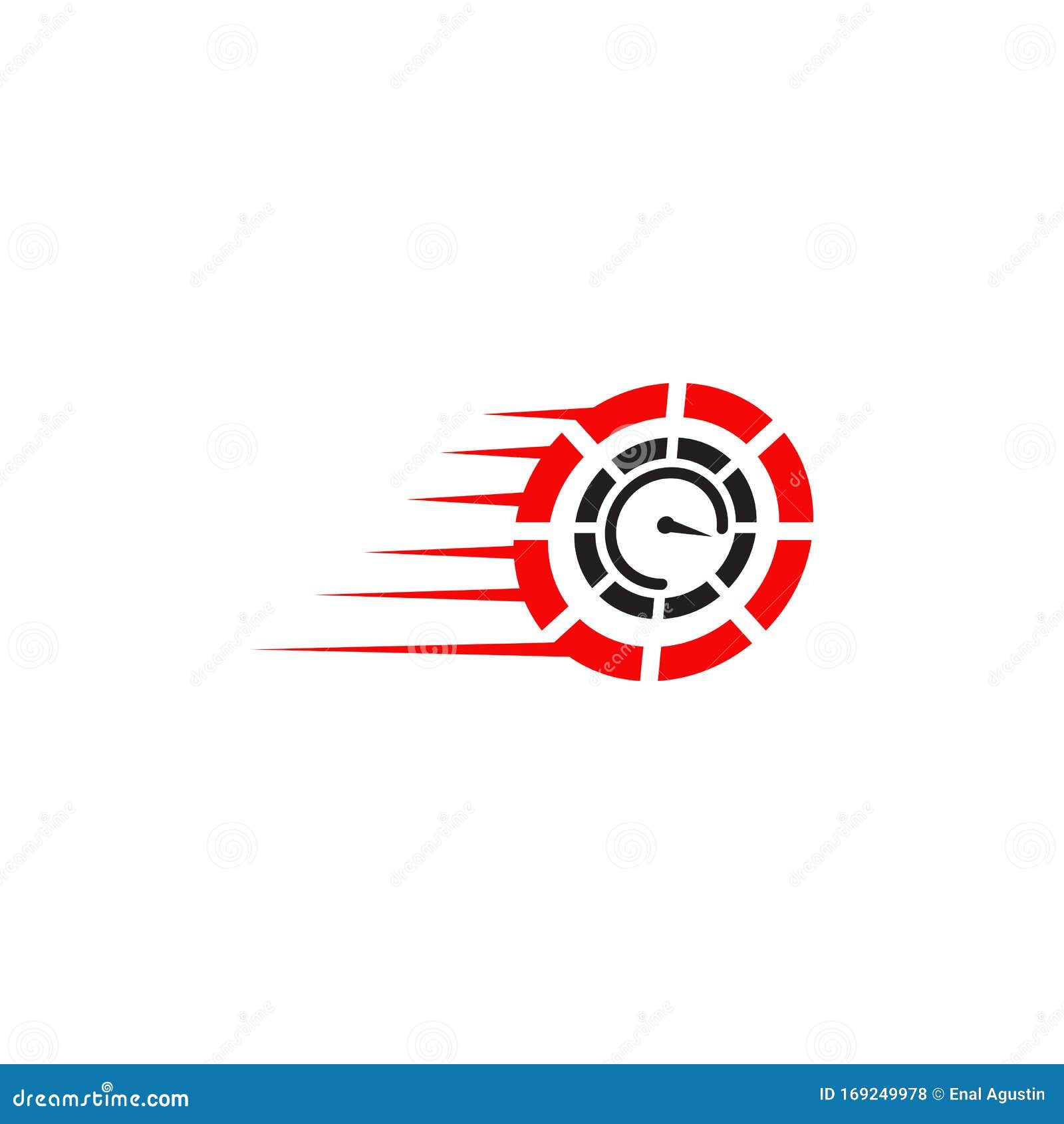 Speedometer Icon Logo Design Vector Template Stock Vector ...