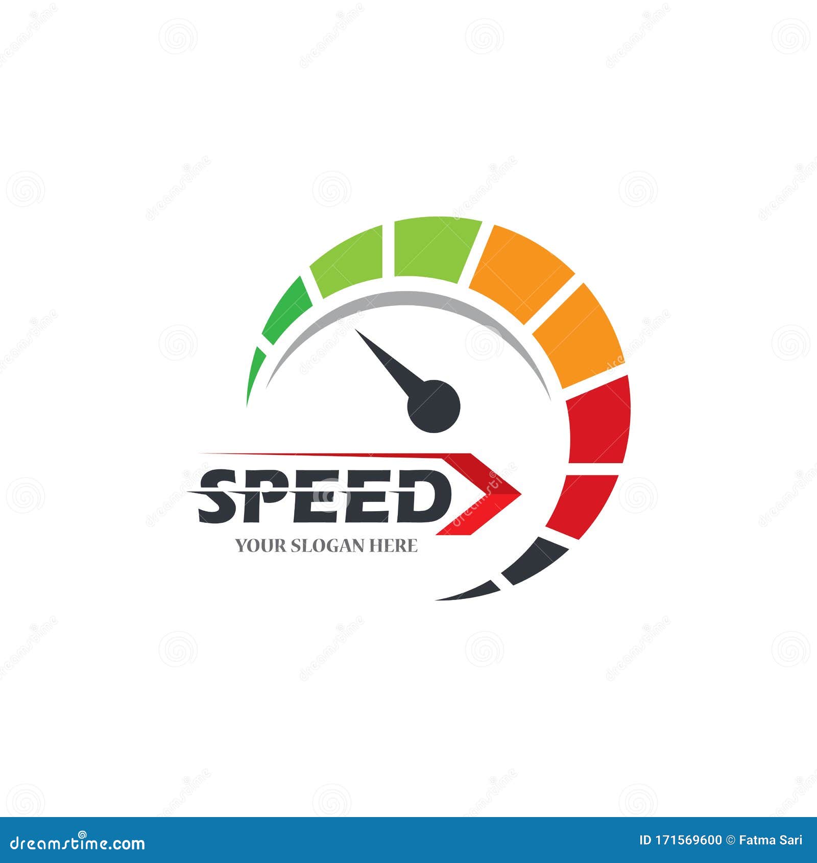 Speedometer Icon Logo Vector Stock Vector - Illustration of download ...