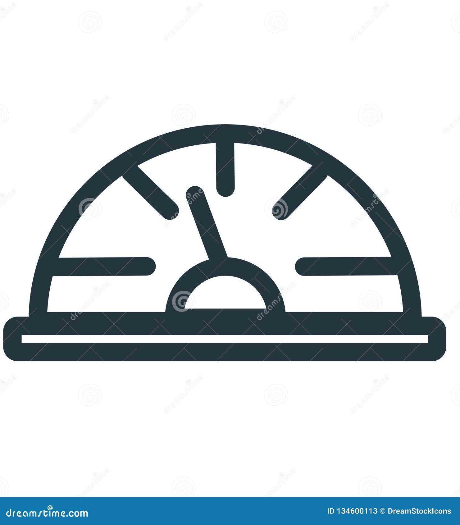 Speedometer Icon Vector Sign and Symbol Isolated on White Background ...