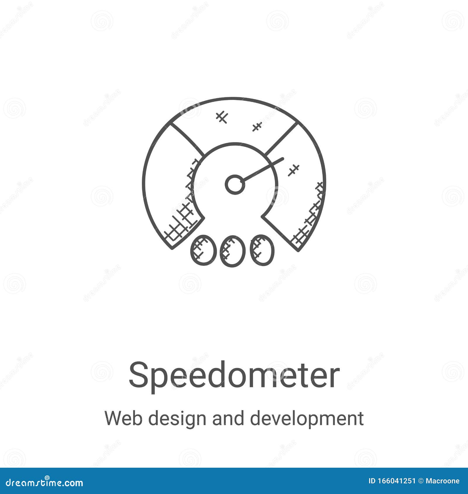 Speedometer Icon Vector from Web Design and Development Collection ...
