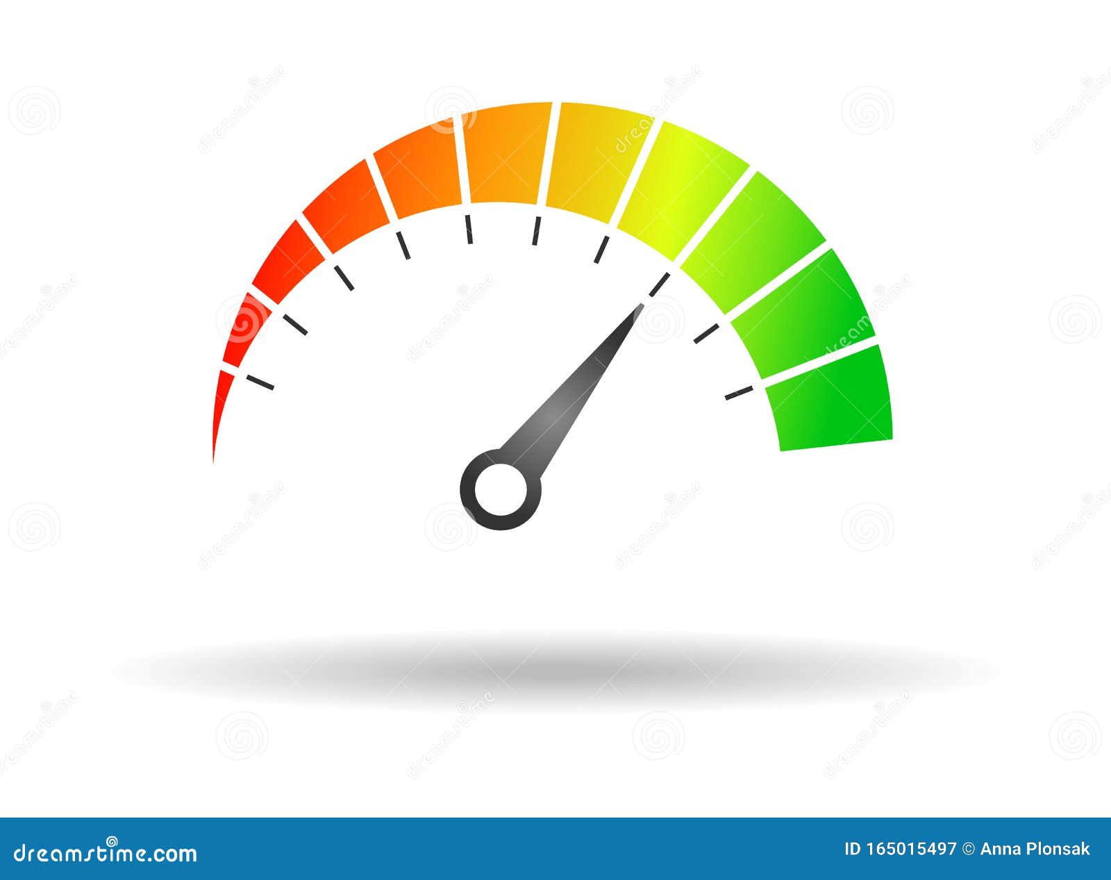 Speedometer. Indicator. Scale. Colorful Design Stock Illustration ...