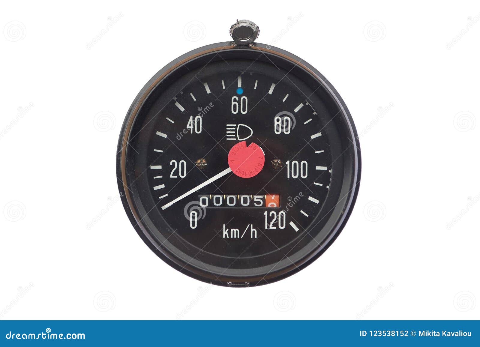 Speedometer Isolated on White Background Stock Photo - Image of engine ...