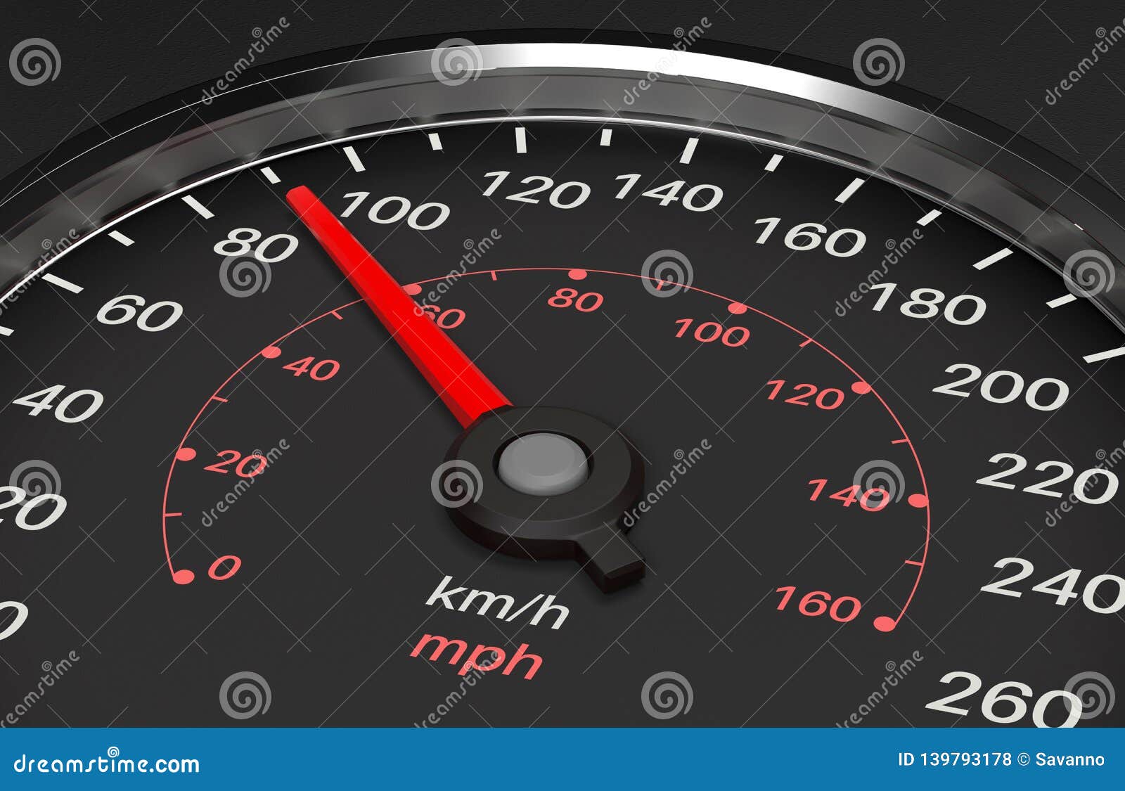 Speedometer On Black Background. Check Engine Displayed In The Cockpit ...