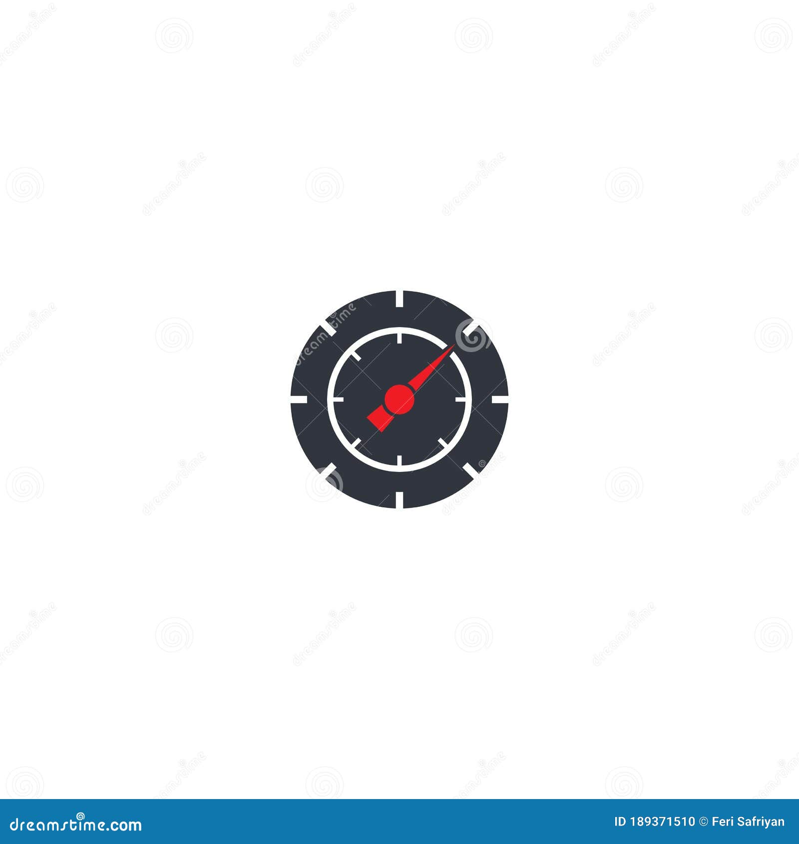 Speedometer Logo Illustration Stock Illustration - Illustration of ...