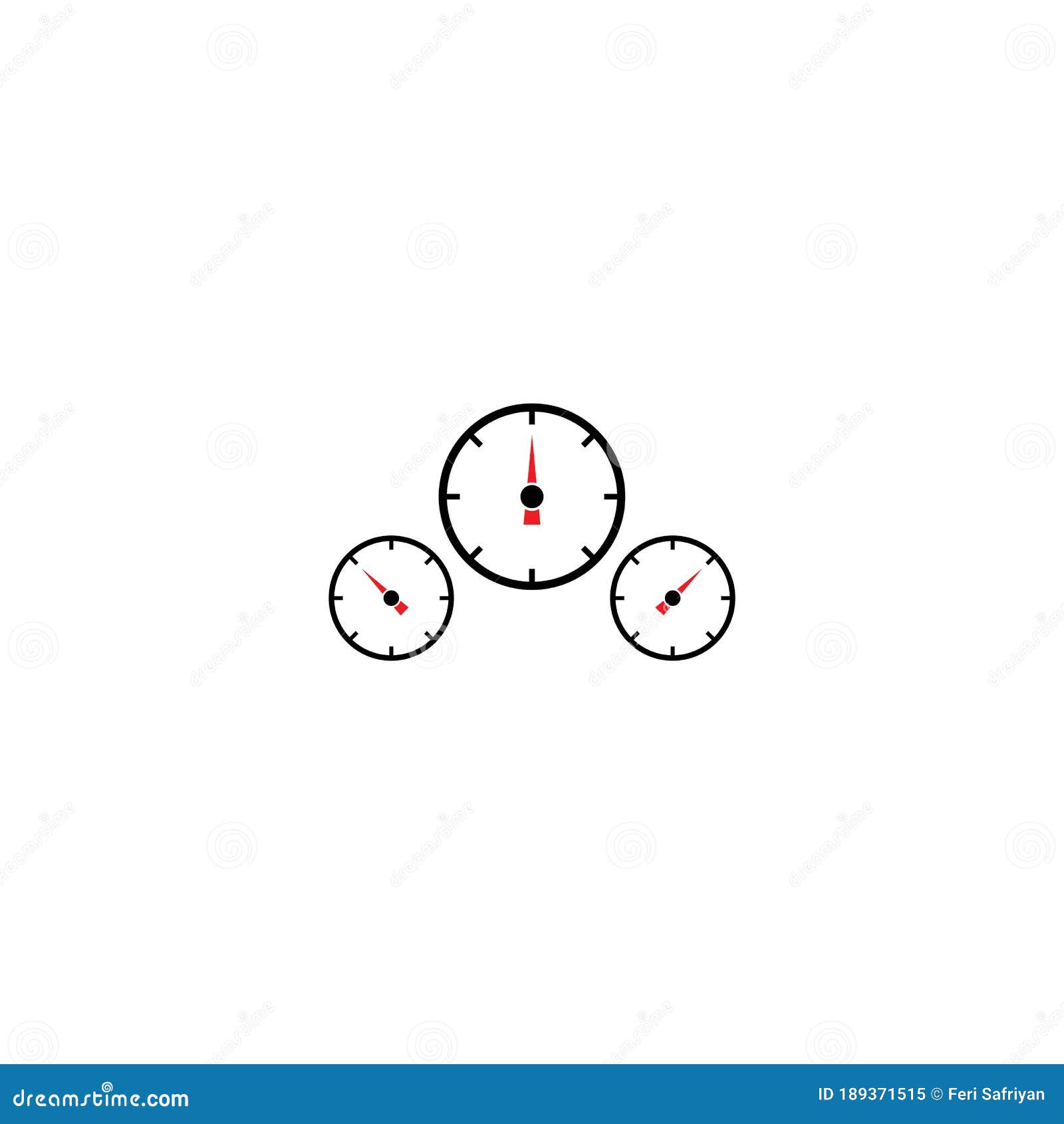 Speedometer Logo Illustration Stock Illustration - Illustration of ...