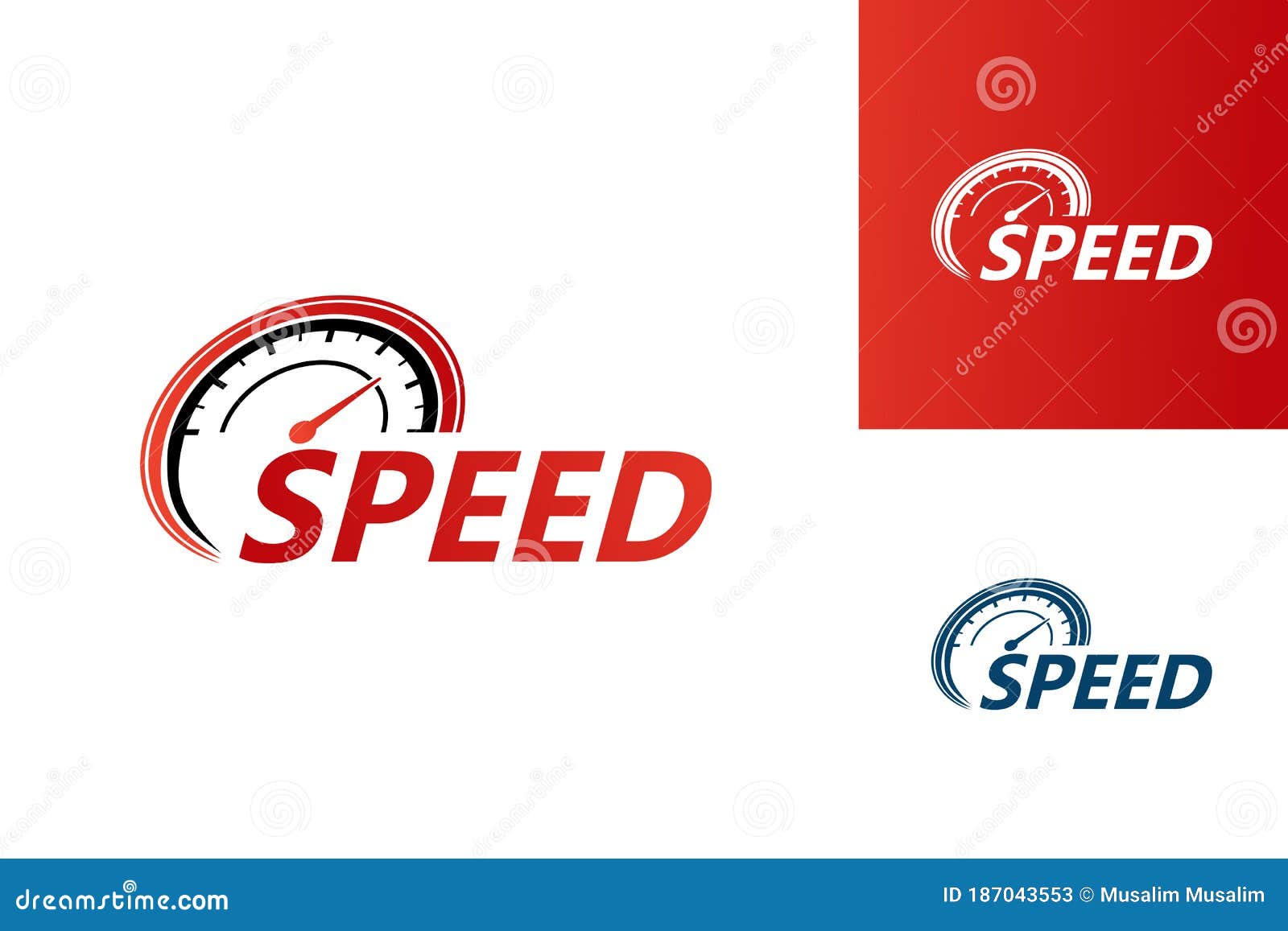 Speedometer Logo Template Design Vector, Emblem, Design Concept ...