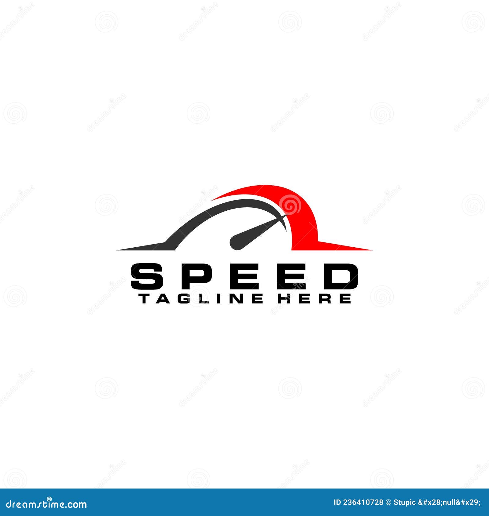 Speedometer Logo Template Vector Isolated in White Background Stock ...