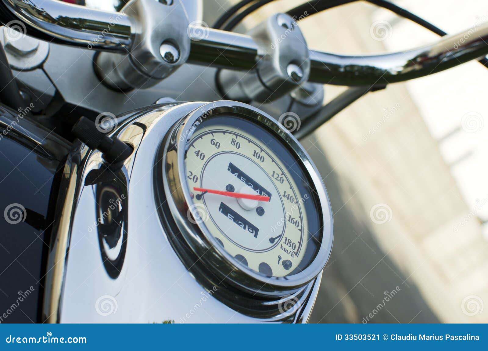 Speedometer on motocycle stock image. Image of harley - 33503521