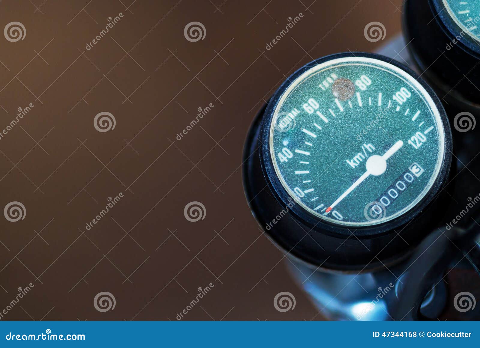 Speedometer Motorcycle - Old Retro Classic Stock Photo - Image of night ...