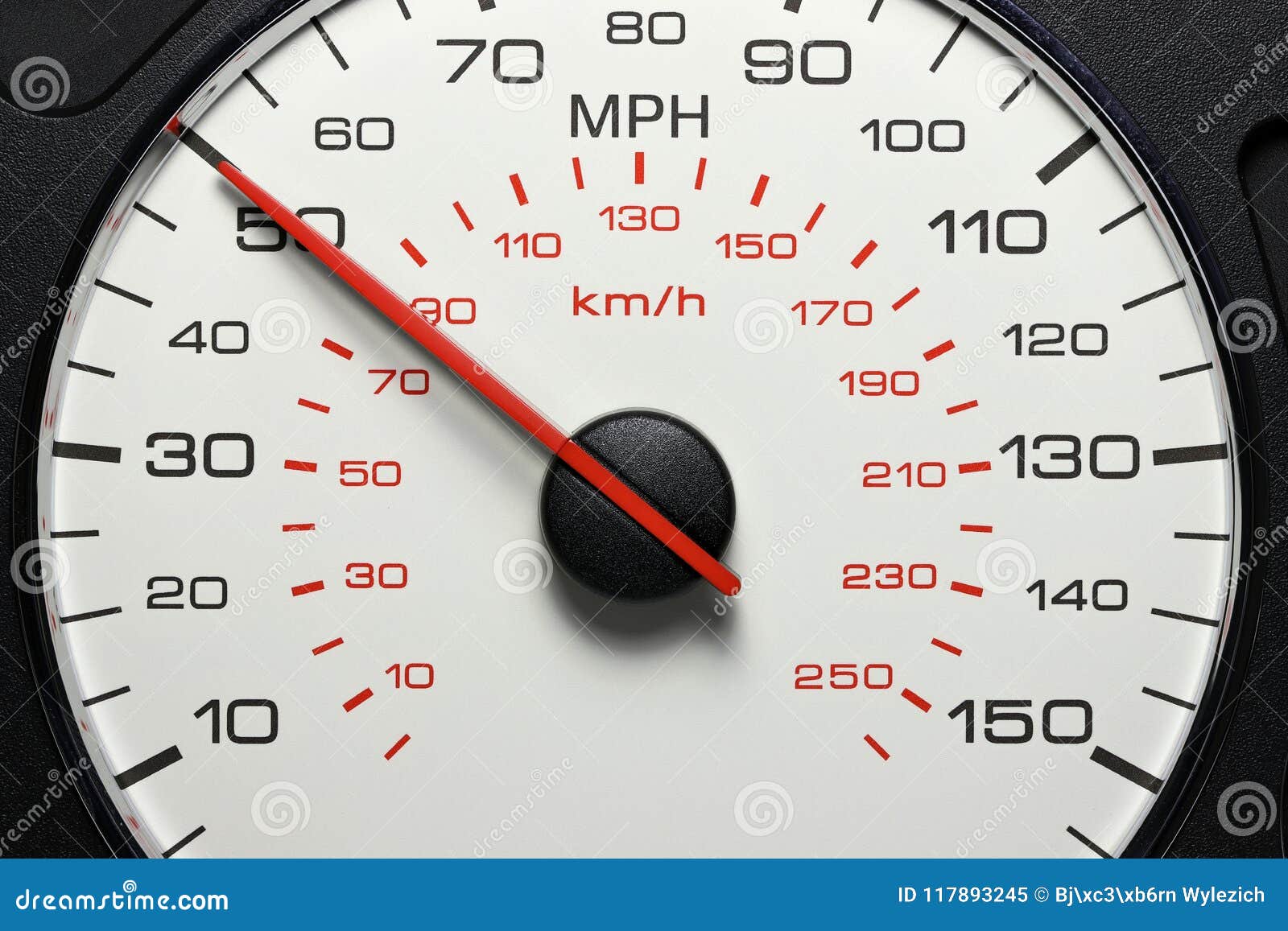 Speedometer at 50 MPH stock image. Image of pace, display - 117893245