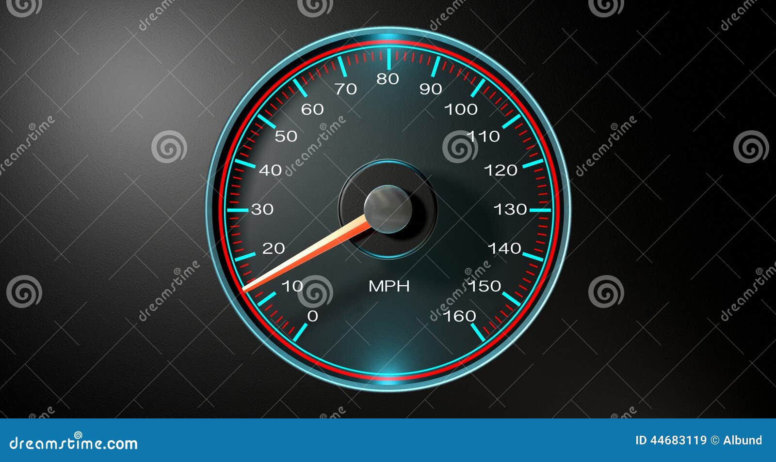 Speedometer MPH Slow ilustração stock. Ilustração de isolado - 44683119