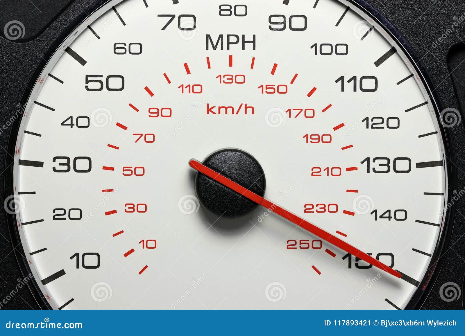 Speedometer at 150 MPH stock image. Image of panel, pace - 117893421