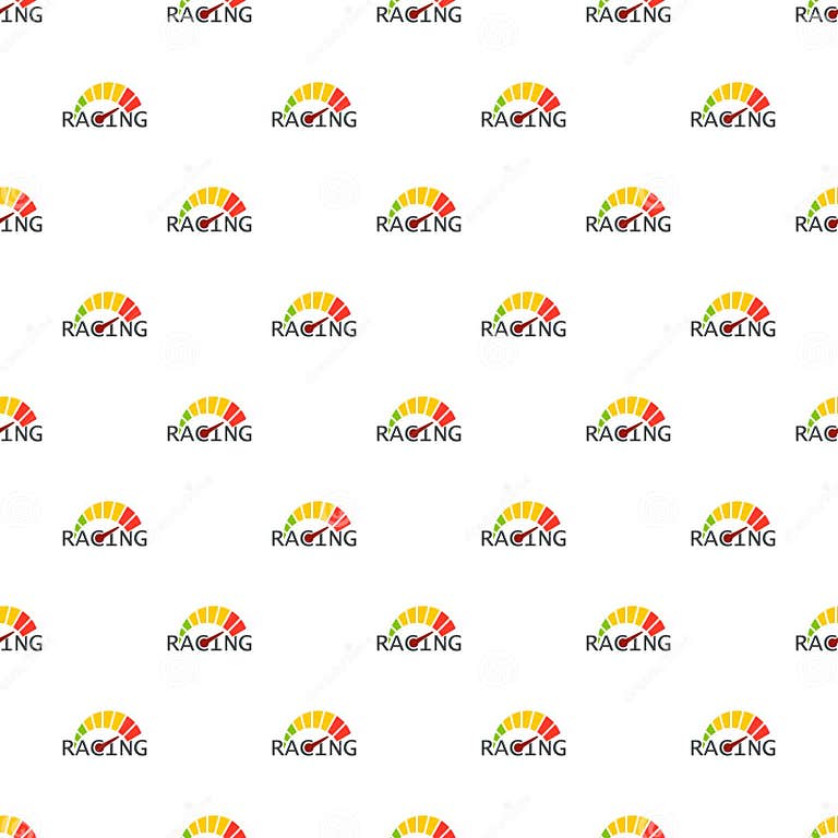 Speedometer Pattern Seamless Vector Stock Vector - Illustration of ...