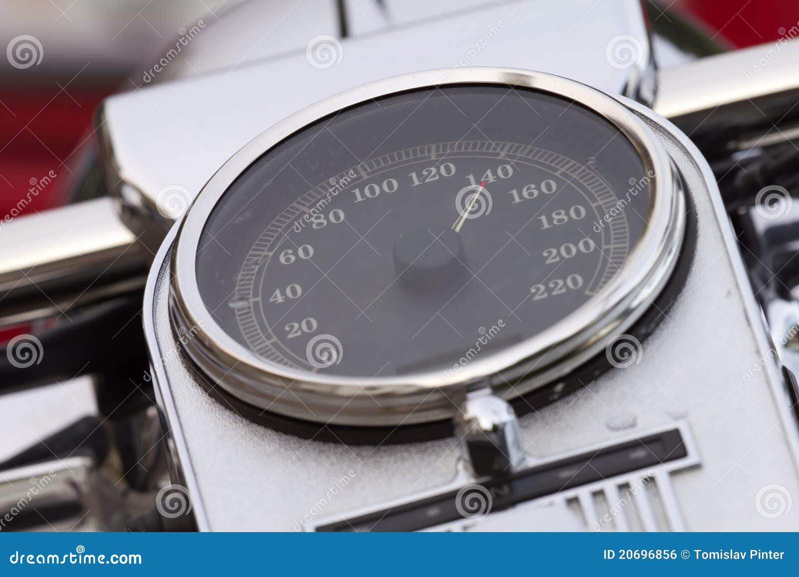 Speedometer Pointing High Speed Stock Photo - Image of competitive ...