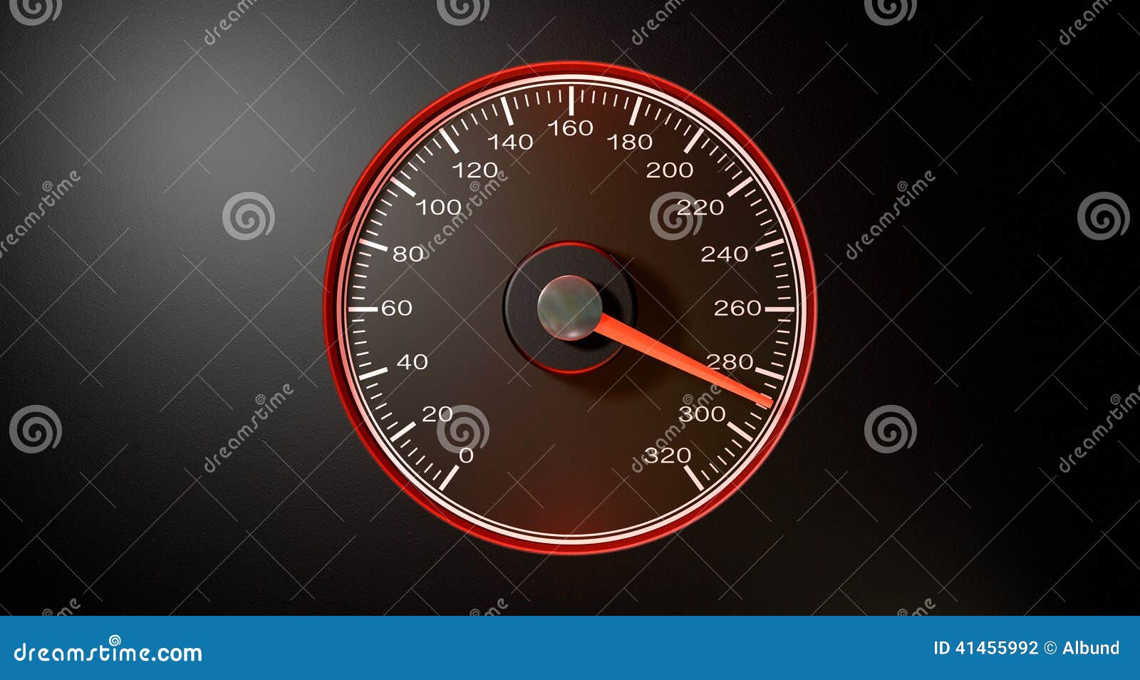 Speedometer Red Fast Speed stock illustration. Illustration of concept ...