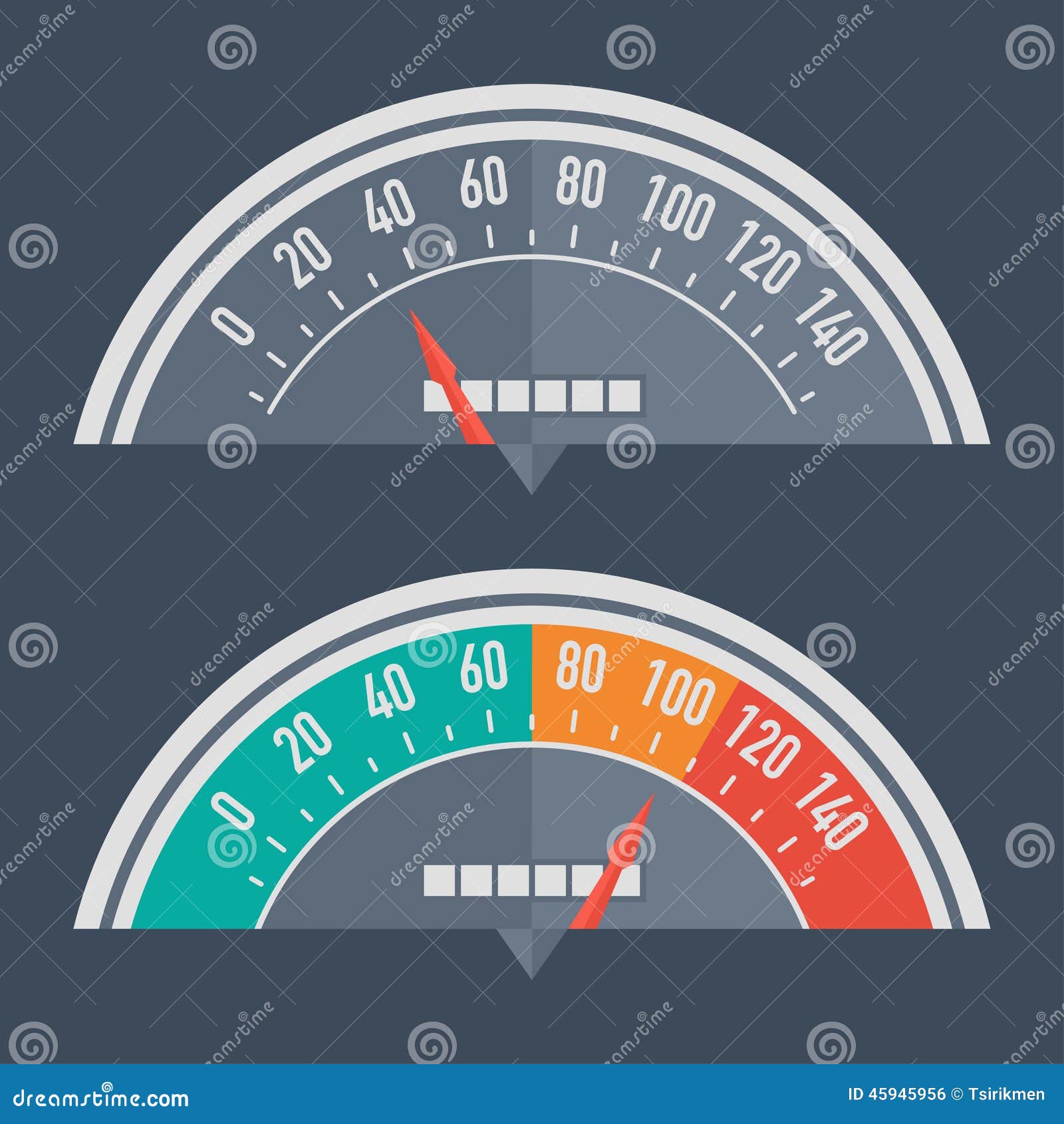 Retro Speedometer Dashboard For Car Royalty-Free Cartoon ...