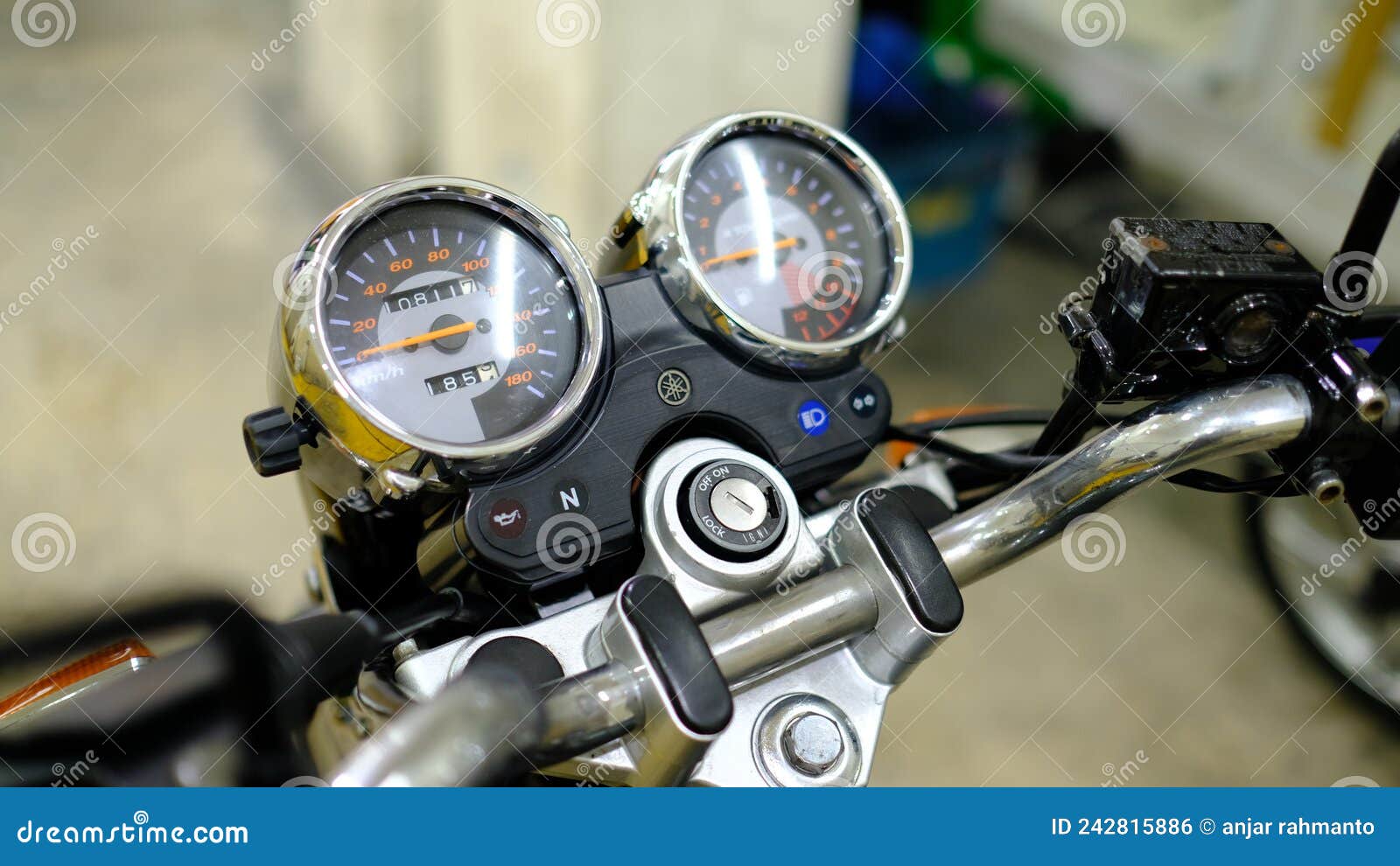 Speedometer rxking yamaha editorial photo. Image of motorcycling ...