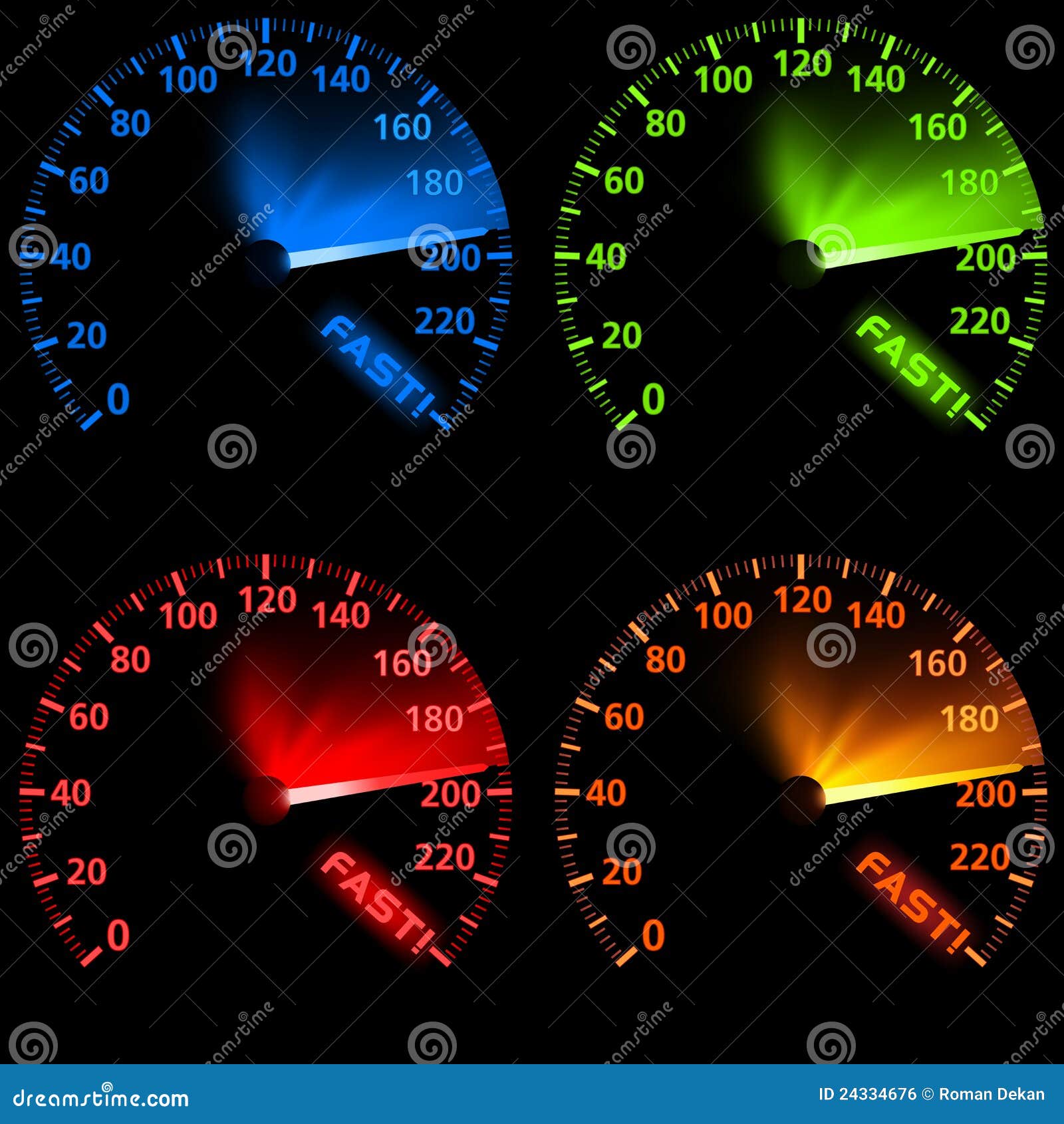 Speedometer Set Stock Illustrations – 12,712 Speedometer Set Stock ...