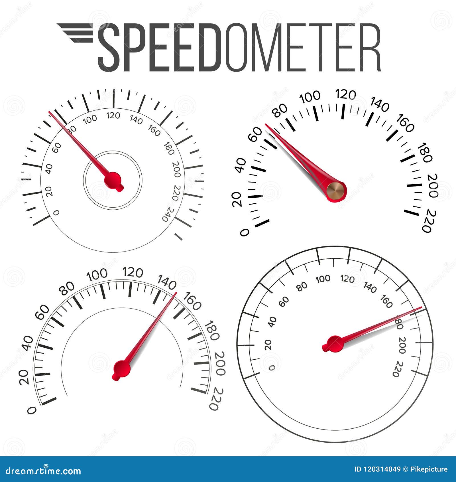 Speedometer Transportation Monoline Symbol Icon Logo For Graphic Design ...