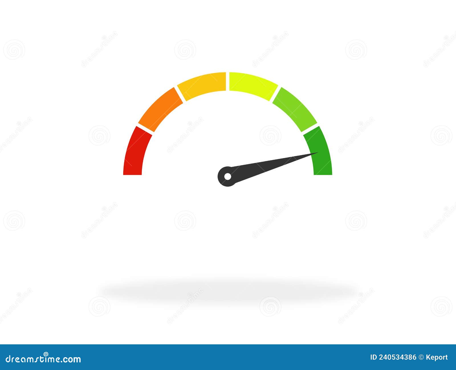 Speedometer Showing Top Performance, High Speed or Best Consumer ...