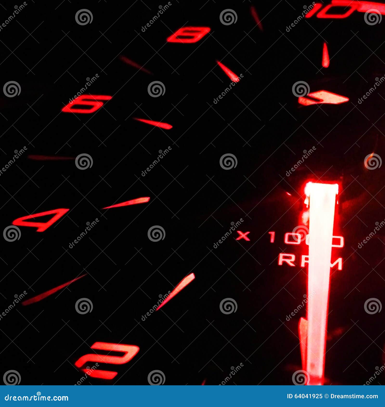 Speedometer stock image. Image of safe, redline, speedometer - 64041925