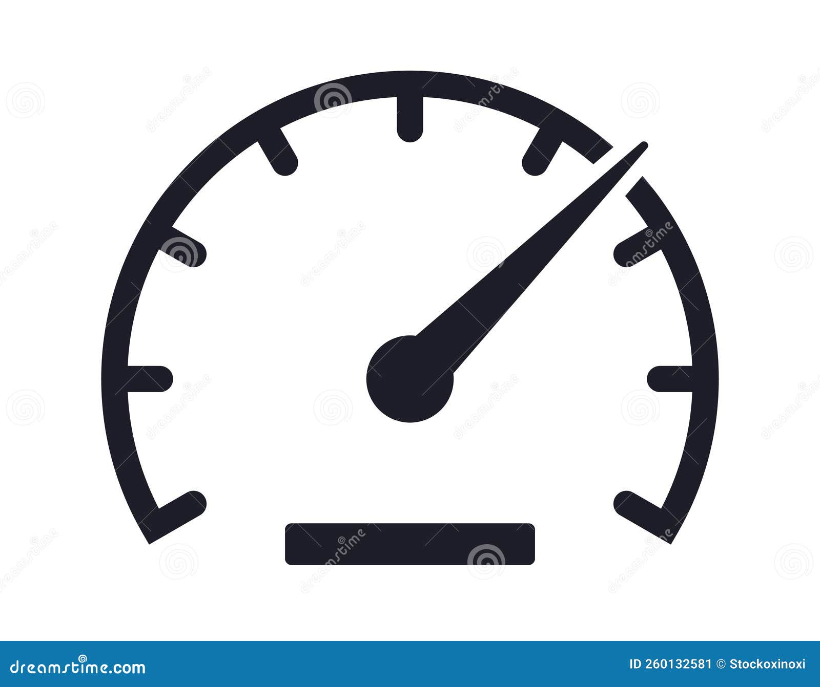 Speedometer Speed Performance Measuring Icon Stock Vector ...