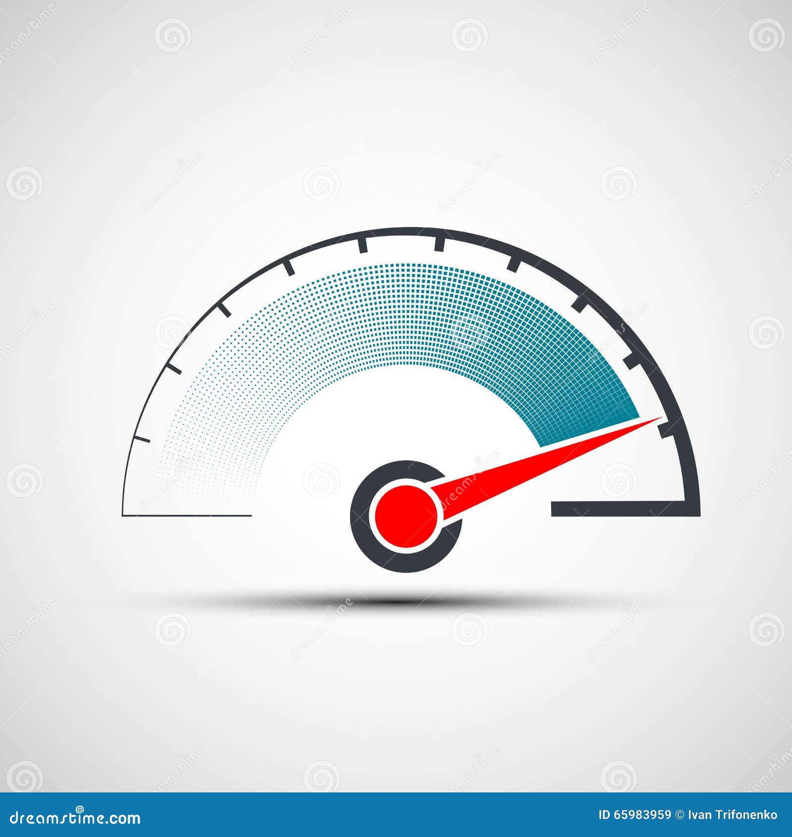 Logo Speedometer Gear Needles Cartoon Vector | CartoonDealer.com #191101249
