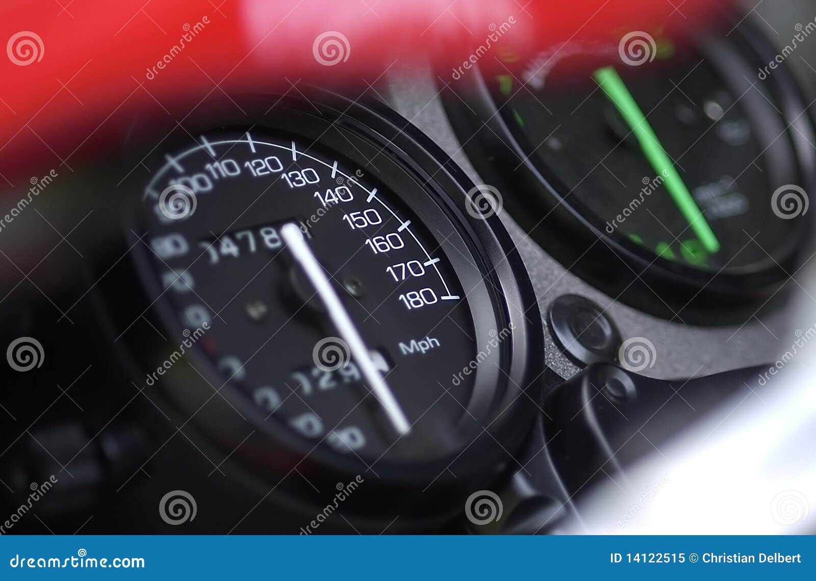 Speedometer and tachometer stock image. Image of closeup - 14122515