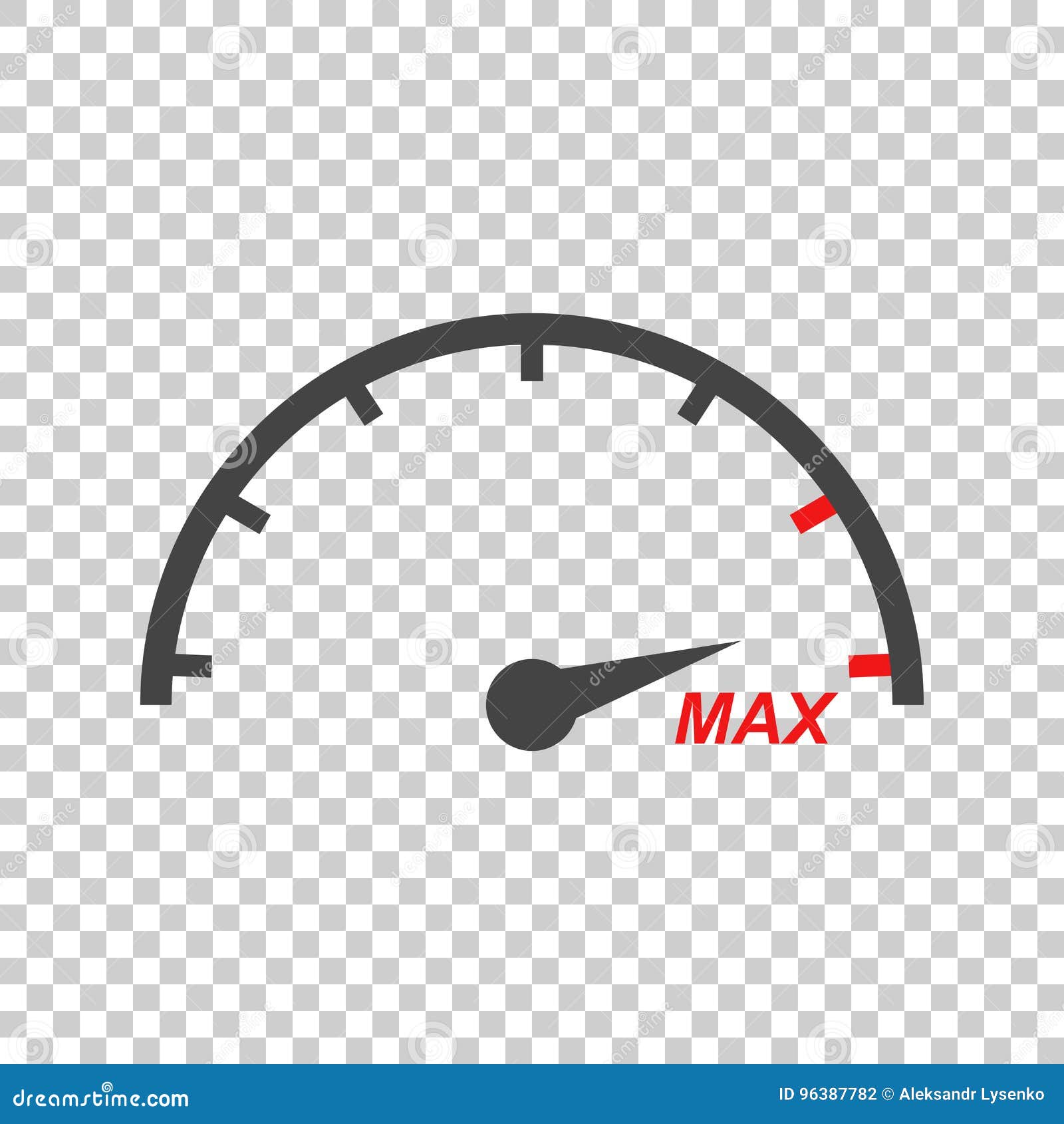Speedometer And Tachometer. White Car Dashboard Gauges Cartoon Vector ...