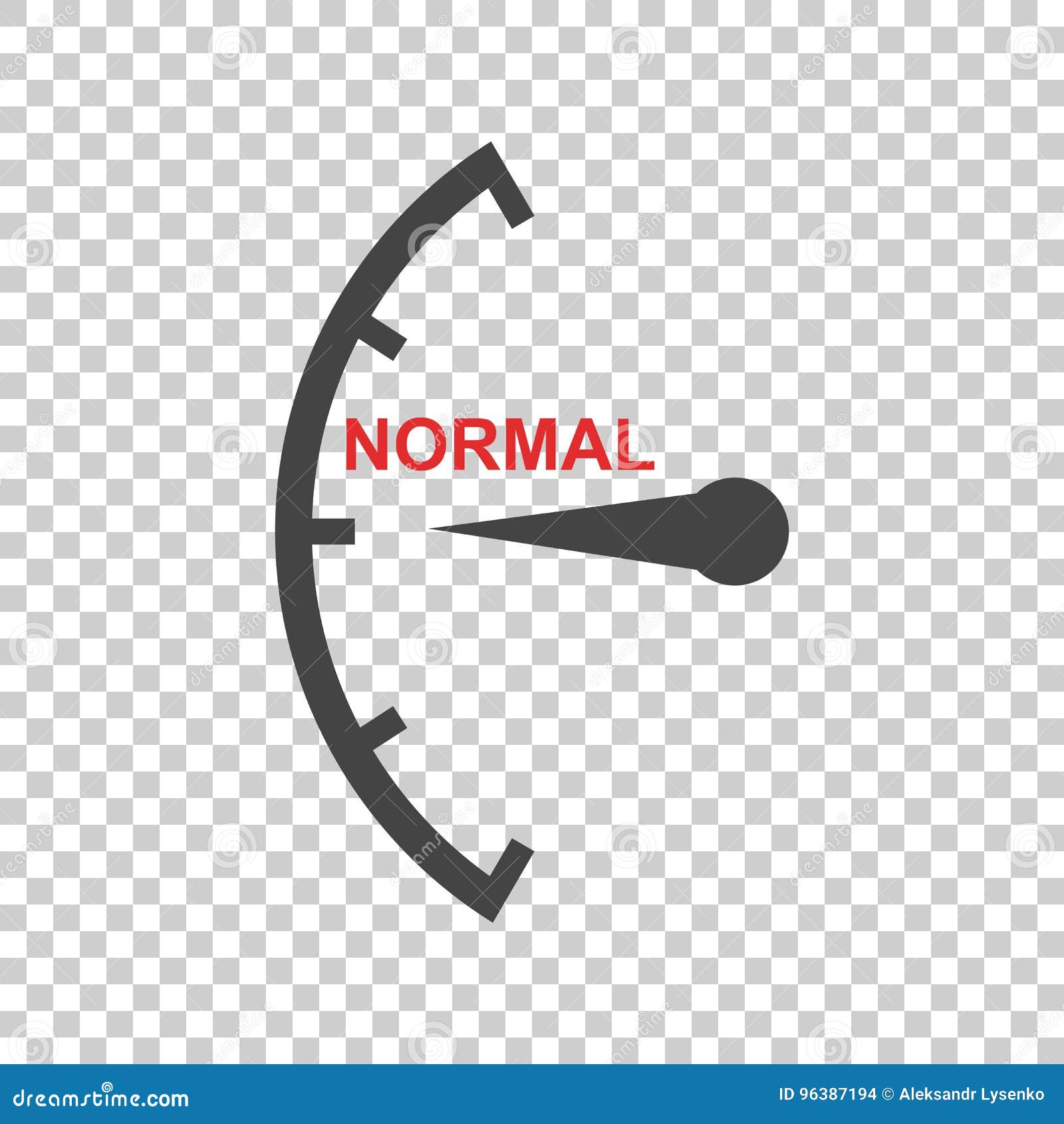 Normal Level Oxygen And Pulse On Fingertip Pulse Oximeter Cartoon ...