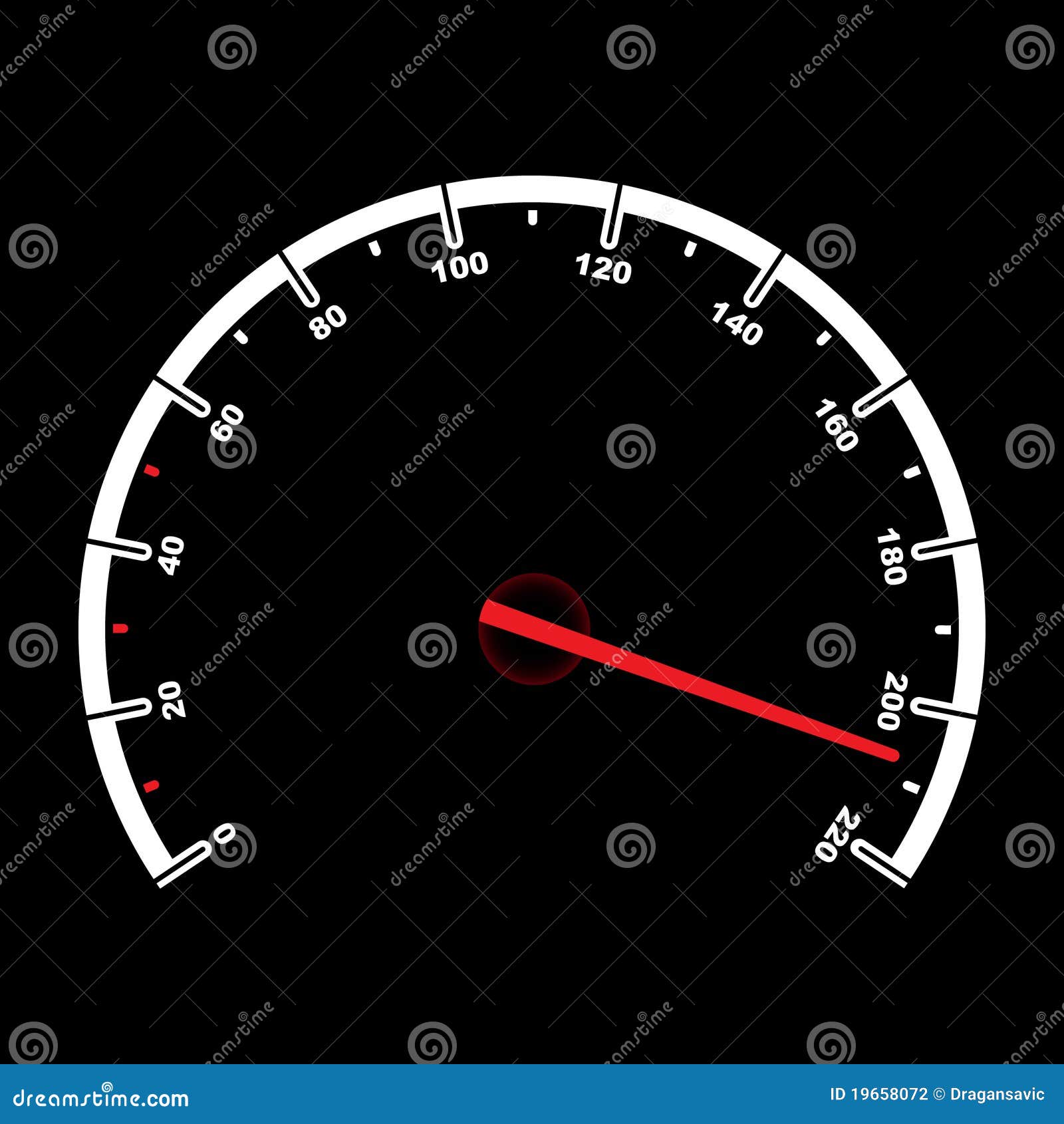 Speedometer vector stock vector. Illustration of designe - 19658072