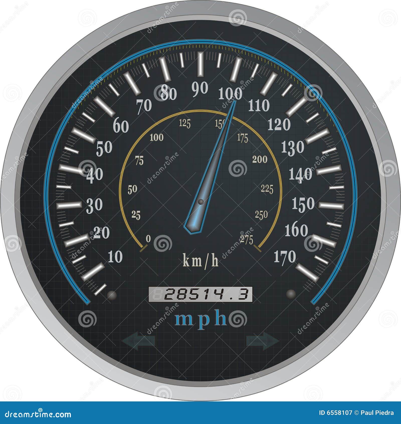 Speedometer Vector Picture. Image: 6558107