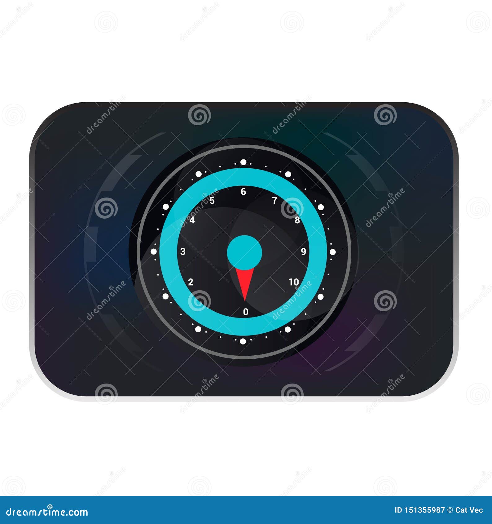 Speedometer Vector Car Speed Dashboard Panel and Speed-up Power ...