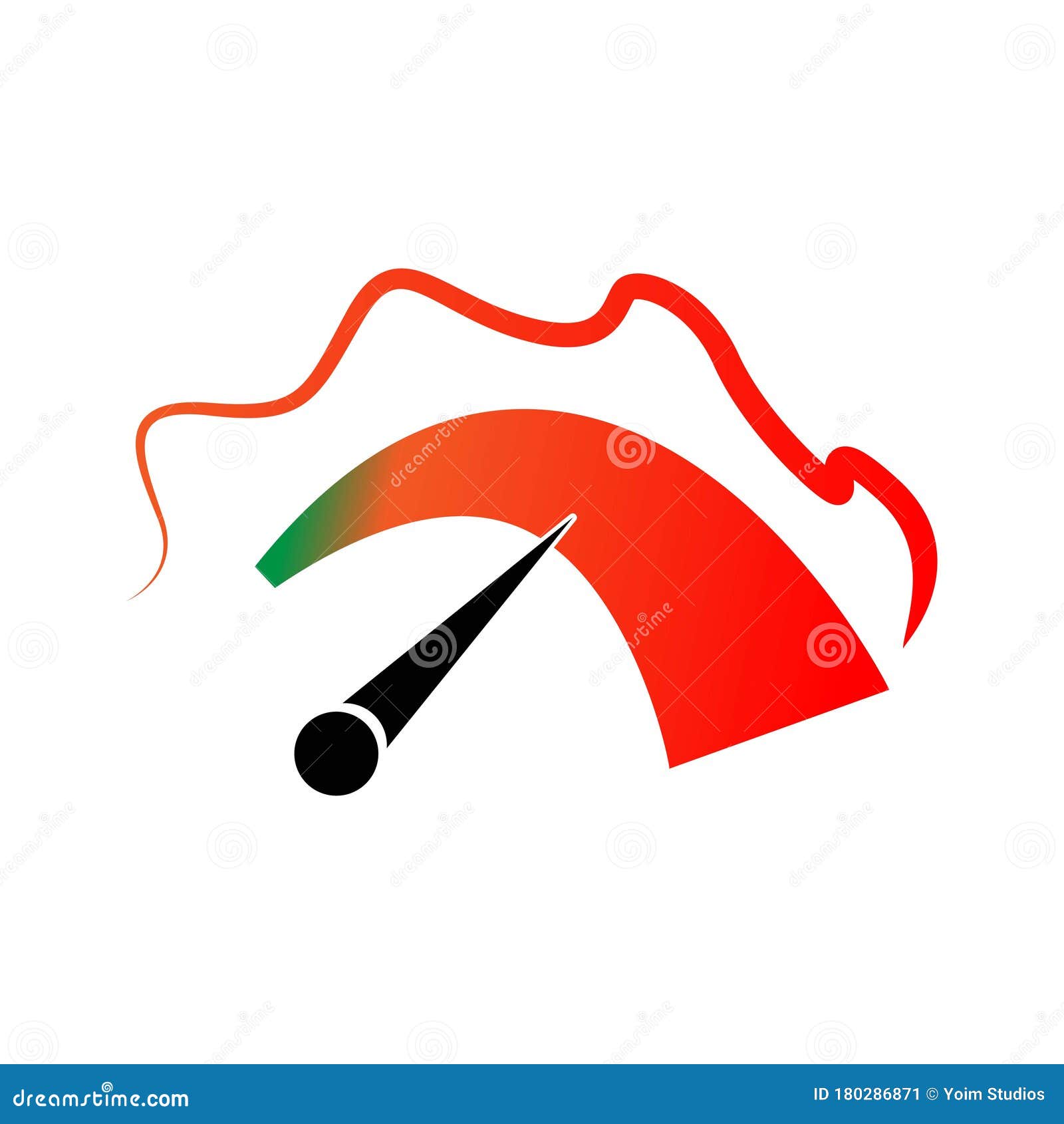 Speedometer Vector Graphic Design Illustration Template Stock Vector ...