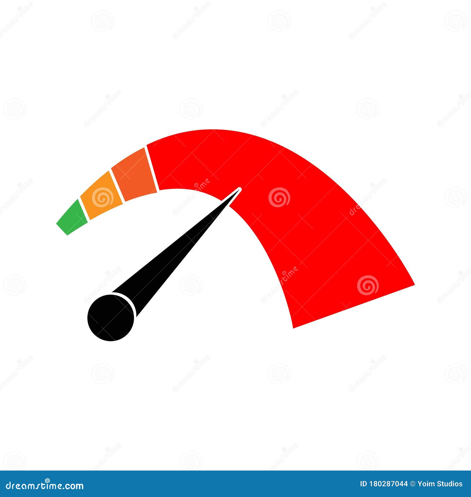 Speedometer Vector Graphic Design Illustration Template Stock Vector ...