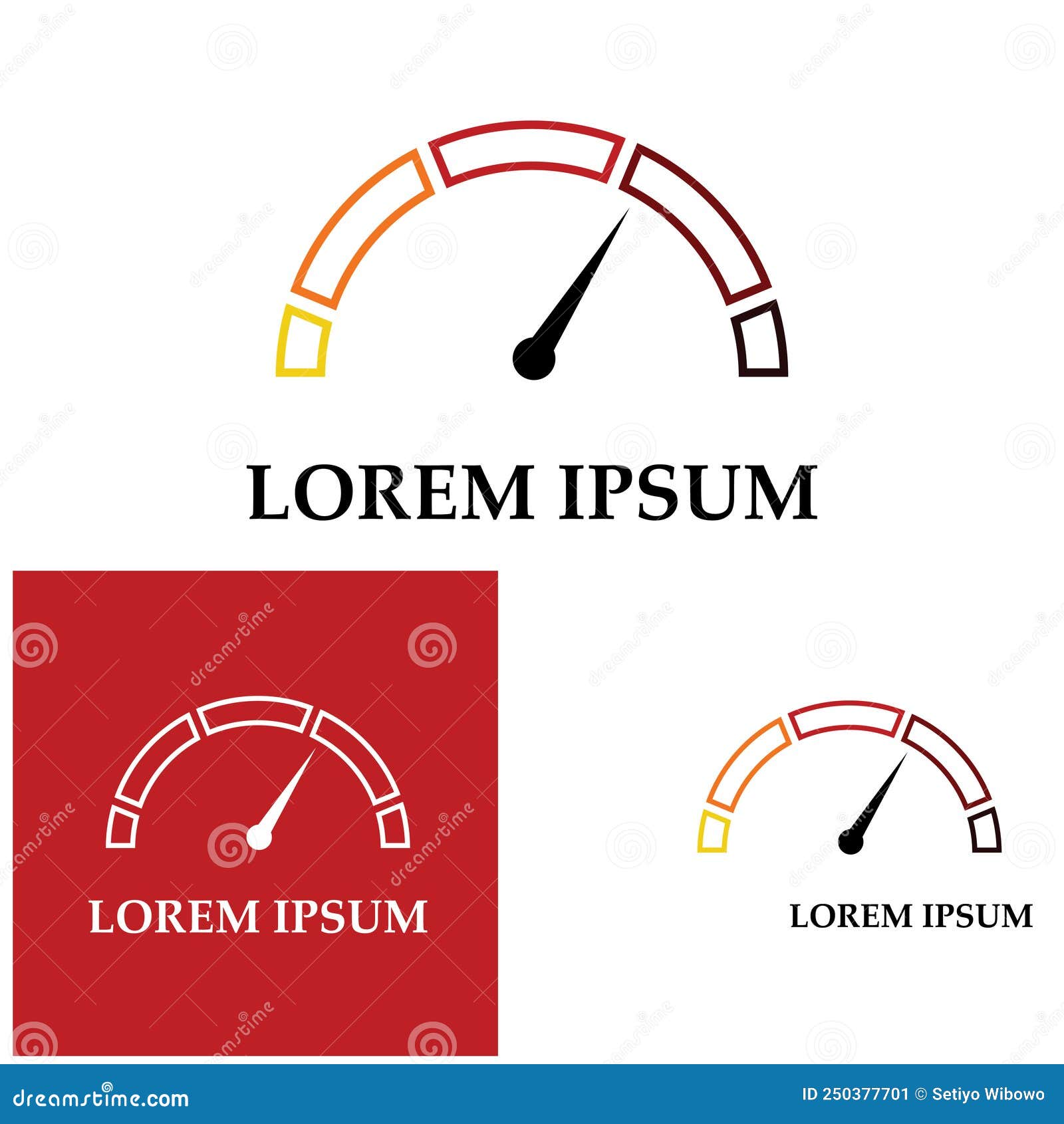 Speedometer Vector Graphic Design Illustration Template Stock Vector ...