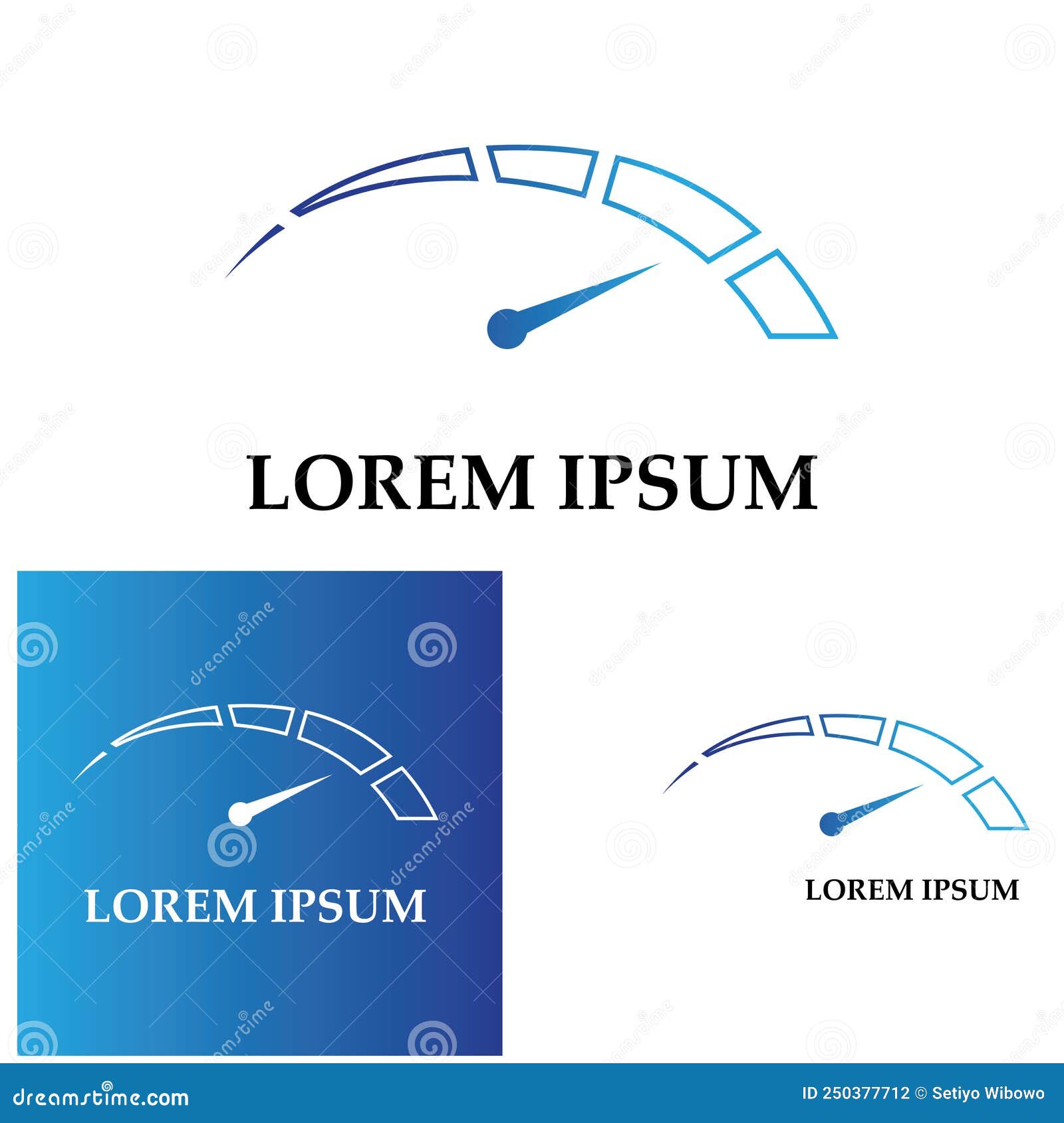 Speedometer Vector Graphic Design Illustration Template Stock Vector ...