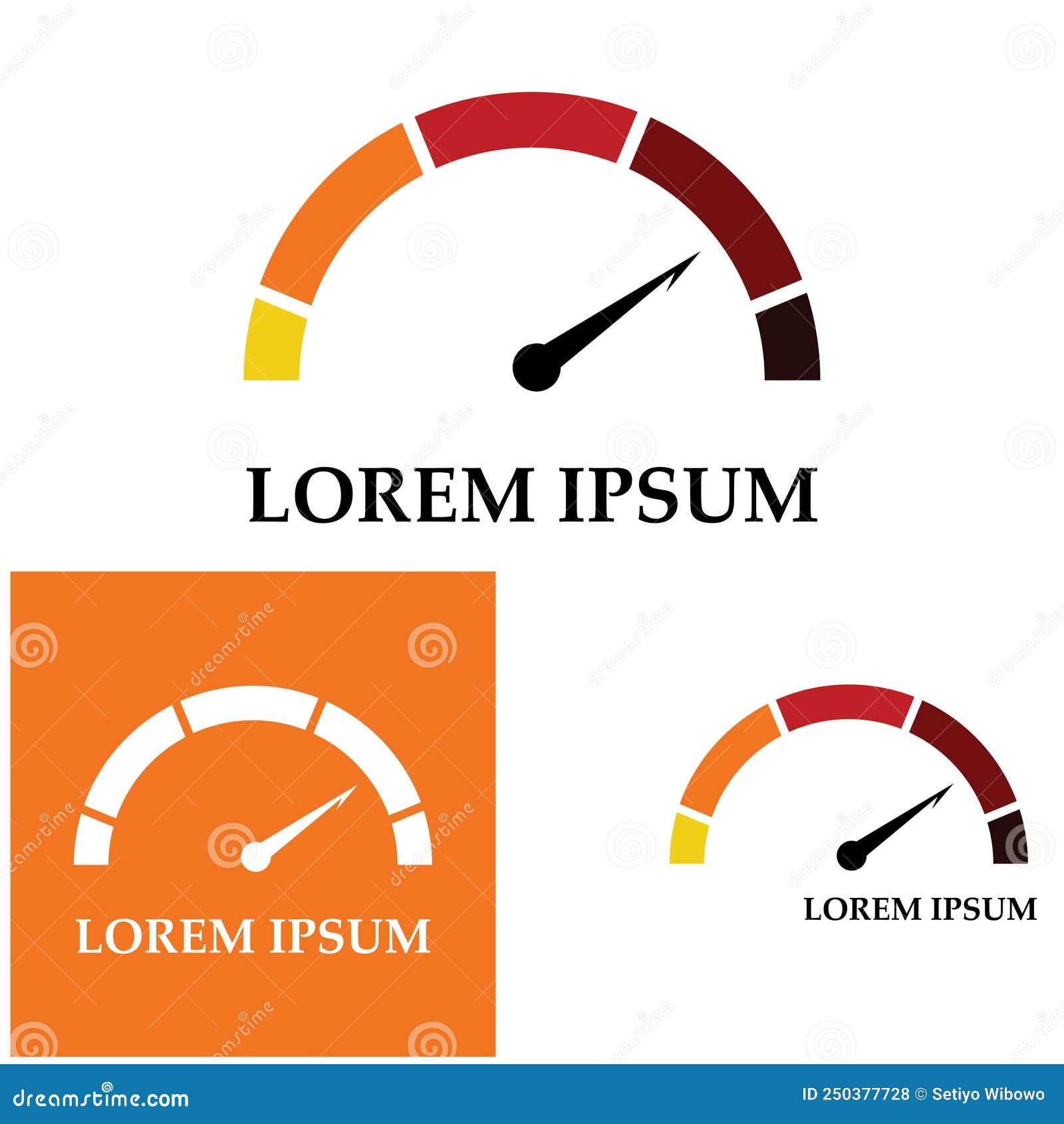 Speedometer Vector Graphic Design Illustration Template Stock Vector ...