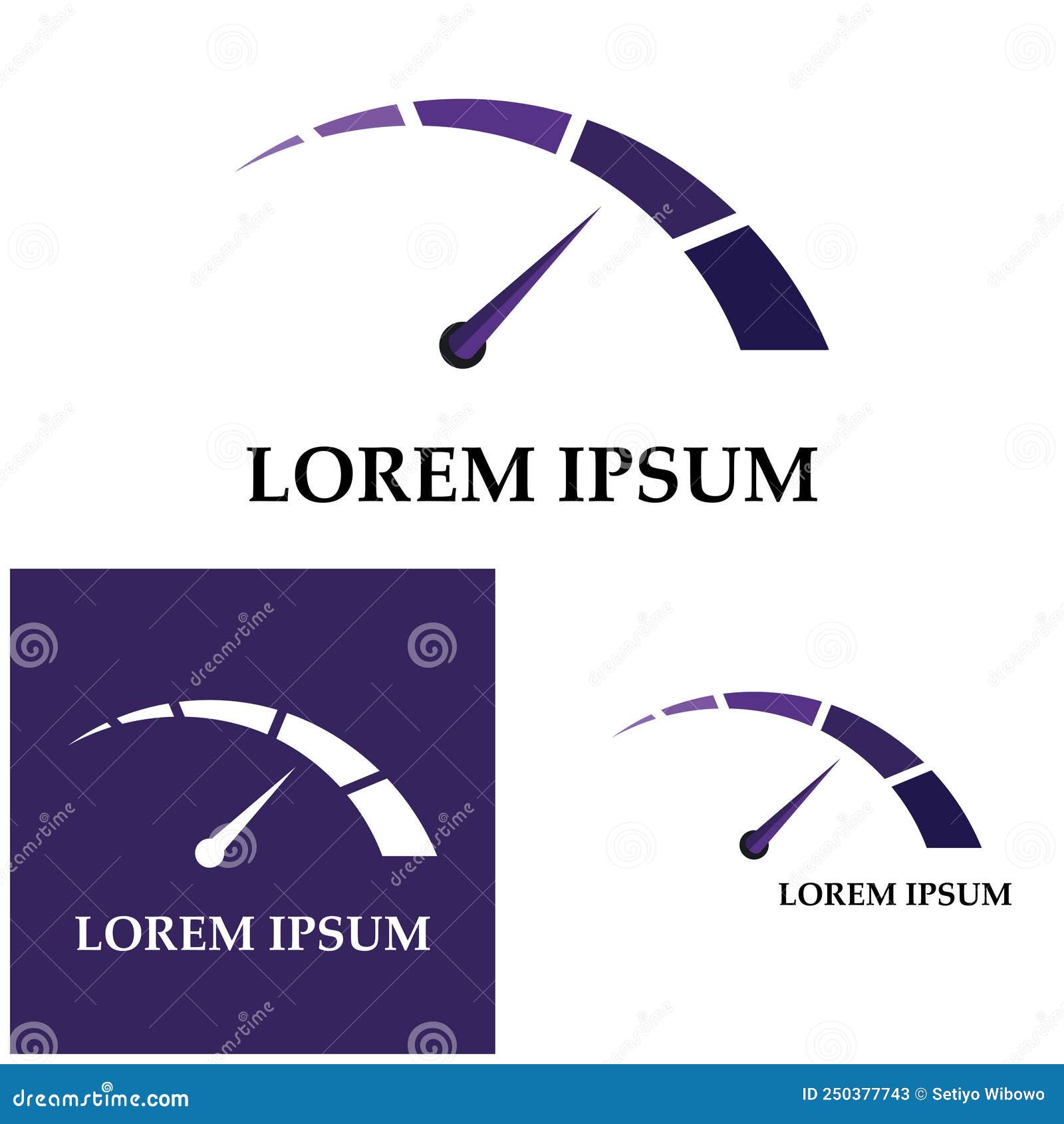 Speedometer Vector Graphic Design Illustration Template Stock Vector ...