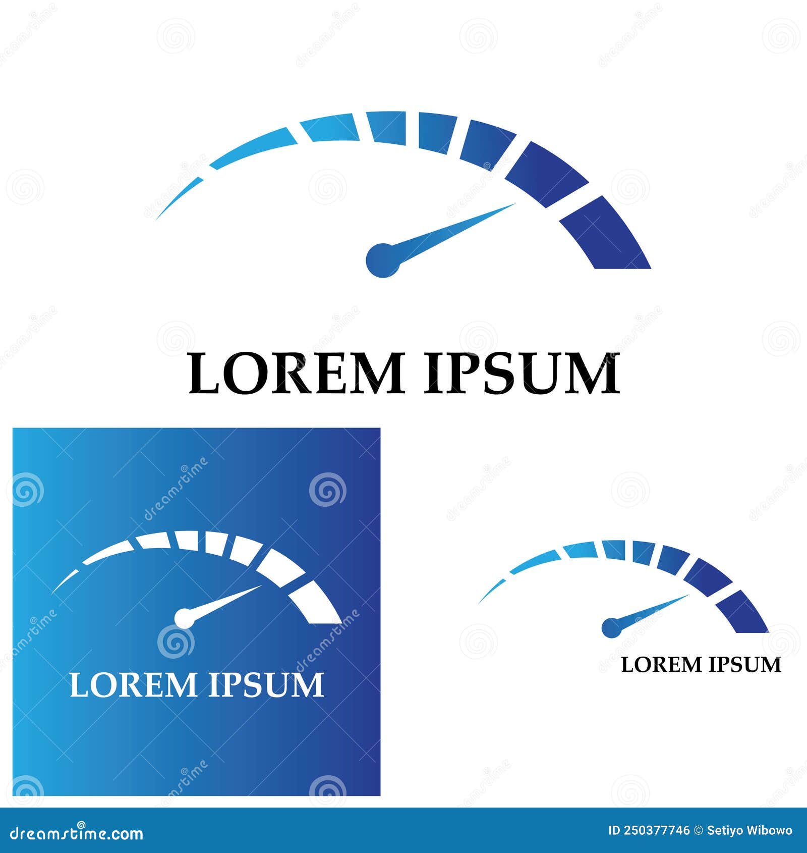 Speedometer Vector Graphic Design Illustration Template Stock Vector ...