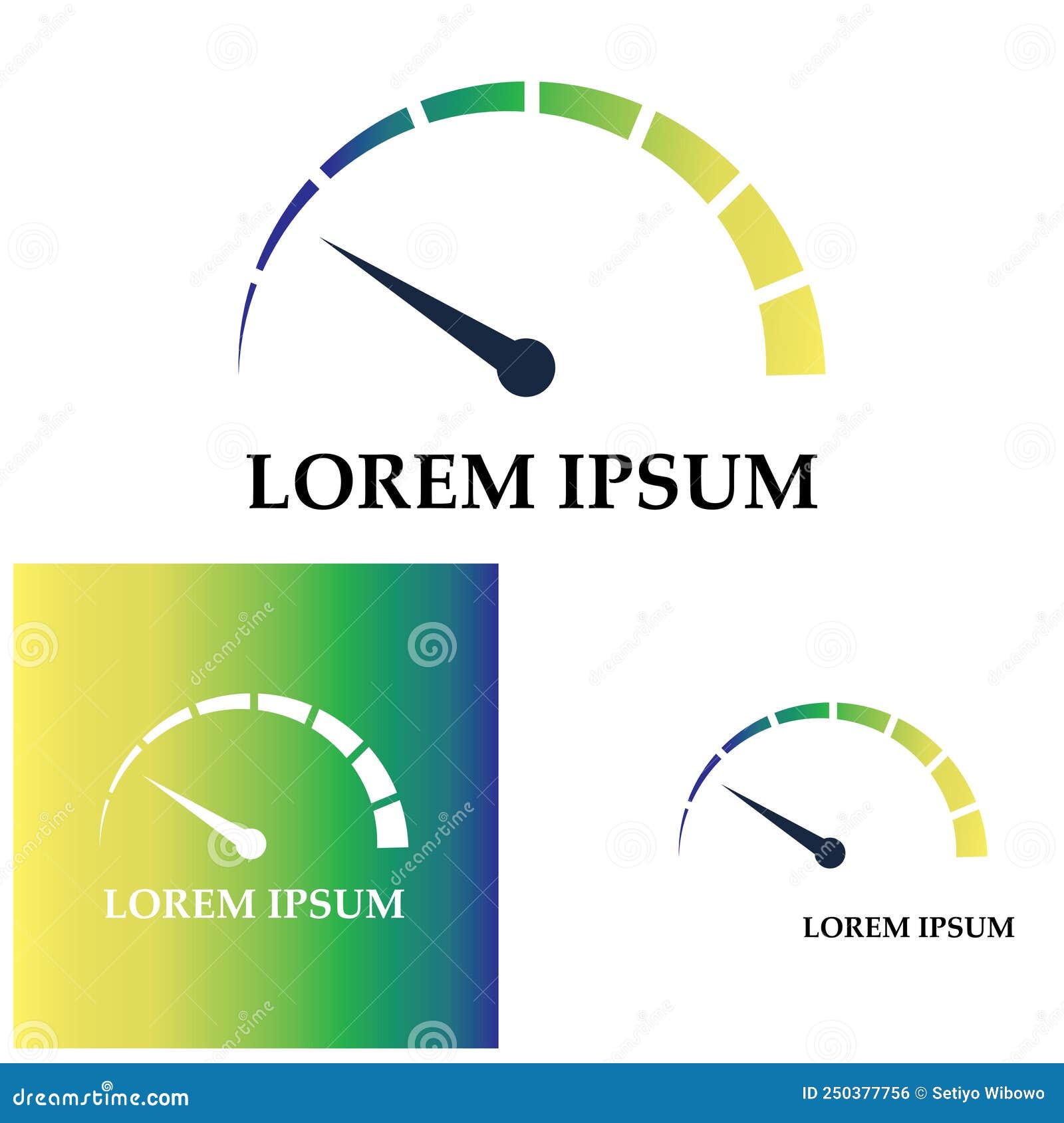 Speedometer Vector Graphic Design Illustration Template Stock Vector ...